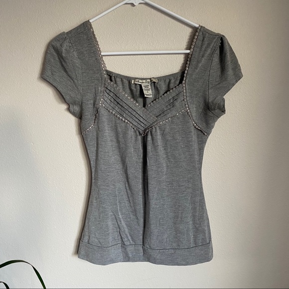 American Rag | Tops | Gray American Rag Top Size Small | Poshmark